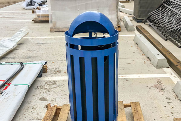 Classic Dome Trash Receptacle - Superior Laser Cutting